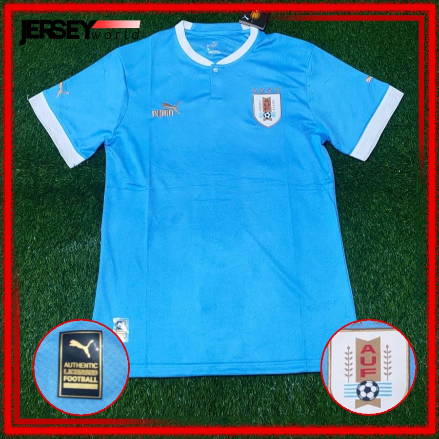 Jual Jersey Uruguay Home Piala Dunia World Cup 2022-2023 PREMIUM GRADE ORI | Shopee Indonesia