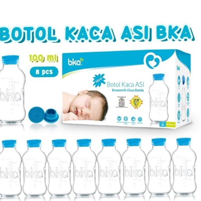 Jual Botol kaca asip BKA - Botol Asi Via Merk BKA | Shopee Indonesia