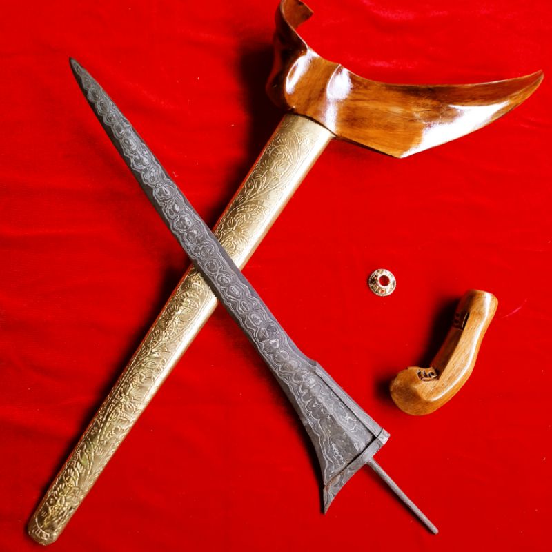 Jual Keris Kebo Lajer Pamor Uler Lulur Tangguh Kamardikan Garap Alusan ...