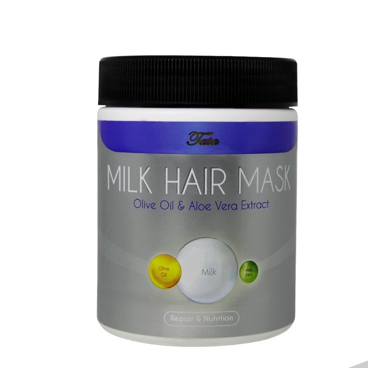 Jual TATA MILK HAIR MASK OLIVE OIL & ALOE VERA EXTRACT 400 GR | Shopee ...