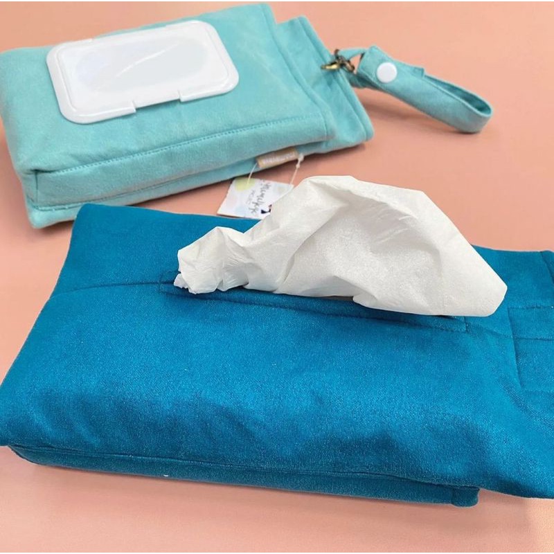 Jual Tissue Pouch 2in1 by Mamayaya Project / Tempat Tisu 2in1 (Tisu ...