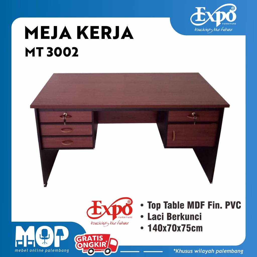Jual Meja kerja meja kantor minimalis Meja tulis Expo MT 3002 | Shopee ...