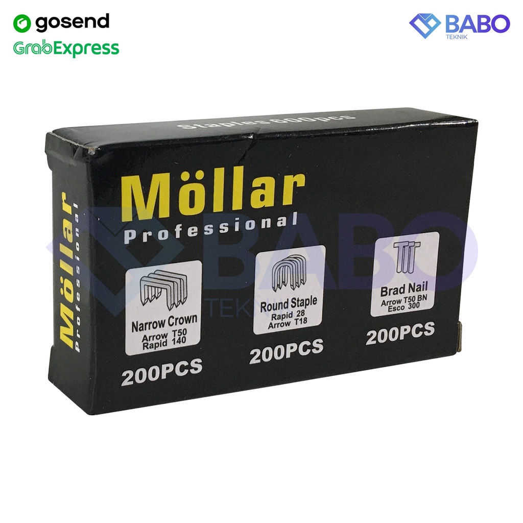 Jual MOLLAR Refill Staple Gun 3 in 1 Isi Staples Tembak 3 Way Gun ...