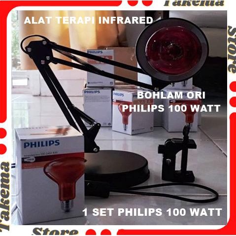 Jual Lampu Terapi Infrared Philips Infra Red Infra Merah Infraphil ...