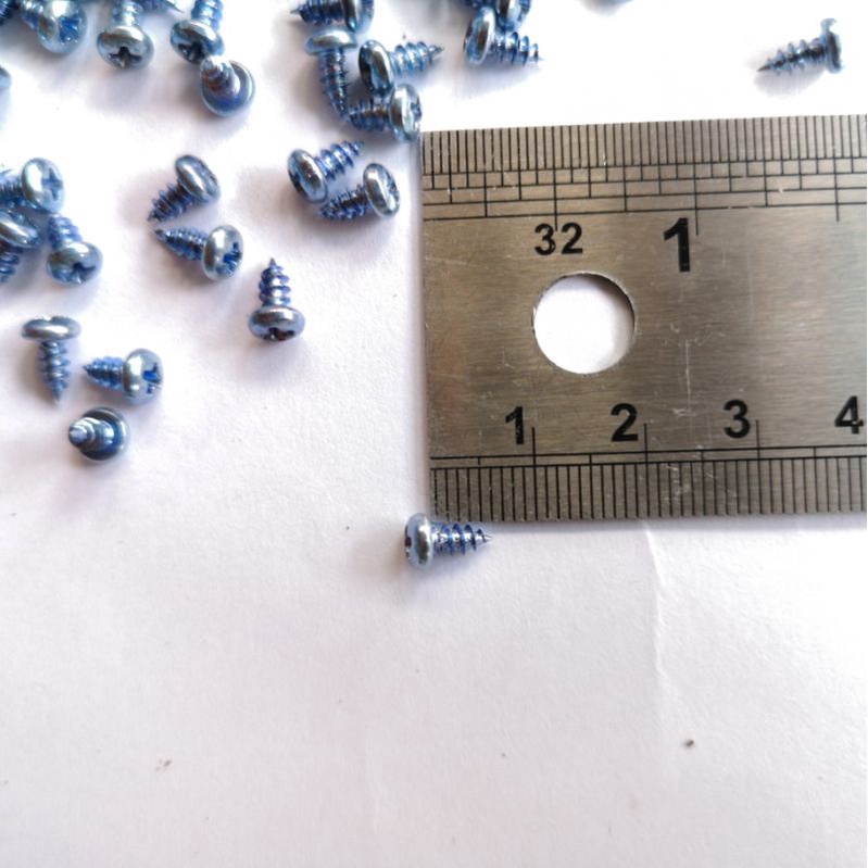 Jual (1kg = 5000pcs) 4x1/4'' Sekrup Tapping PH (PAB P+AB) Kepala bulat ...