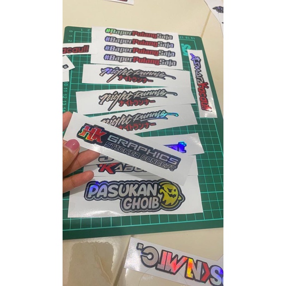 Jual Sticker Print cutting Stiker Viral #ASMARAKACAU SPEED HUNTERS JET ...