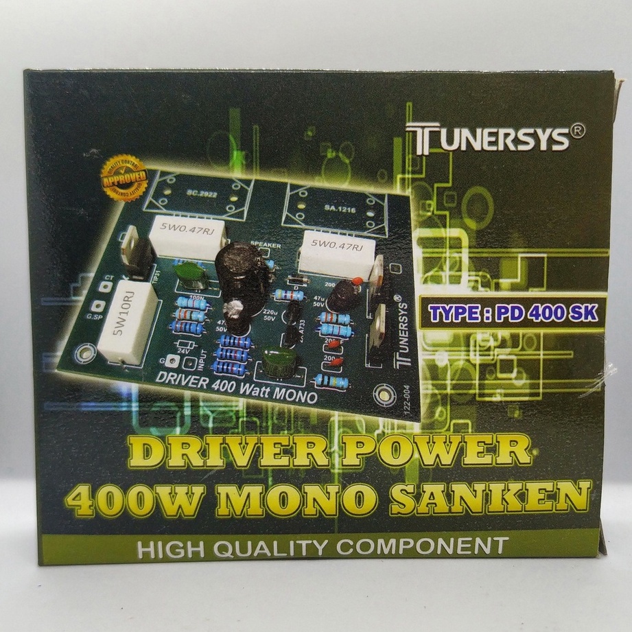 Jual Power Driver Sanken Safari 400w 400 Watt Mono Tunersys PD - 400SK | Shopee Indonesia