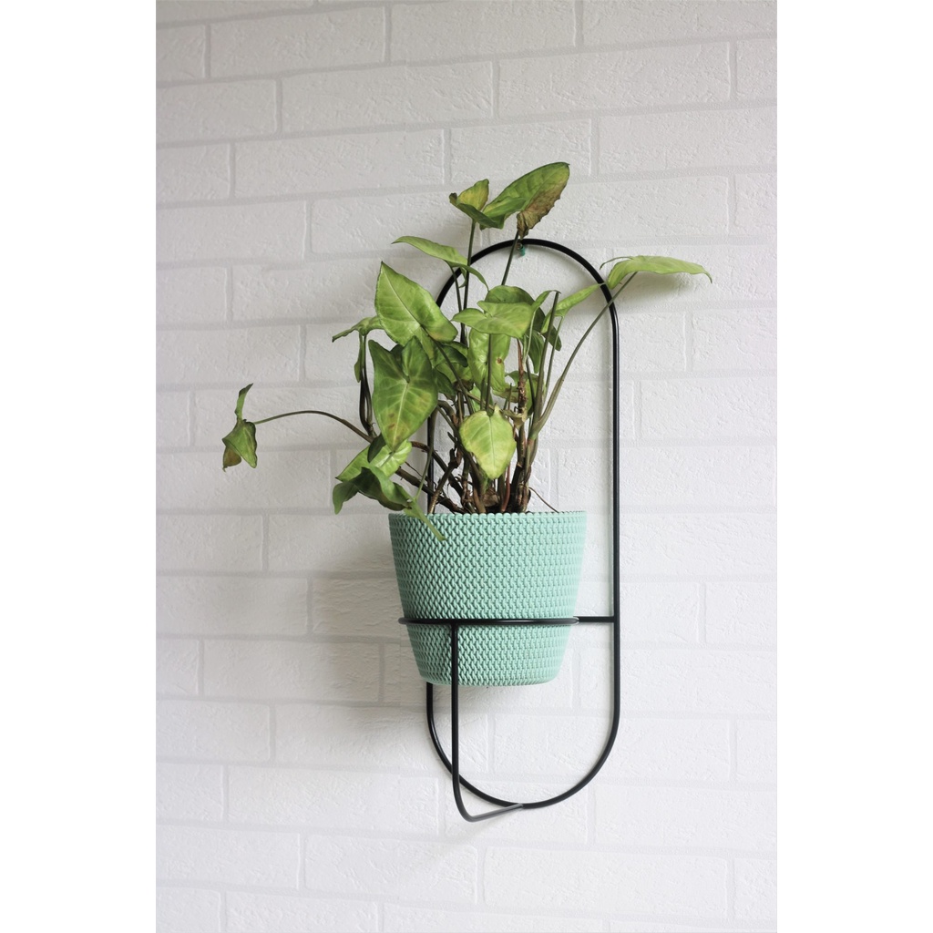 Jual Pot gantung besi standing pot indoor holder pot dinding murah ...
