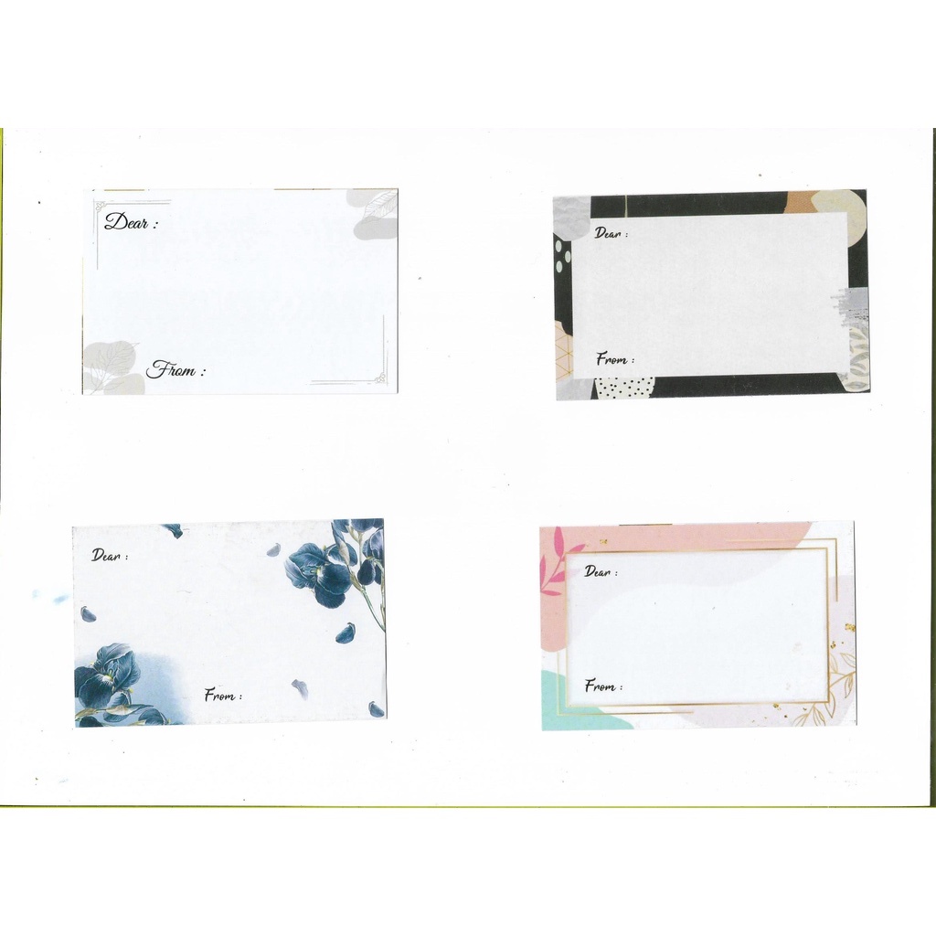 Jual GREETING CARD POLOS - KARTU UCAPAN POLOS - GIFT CARD - GREETING ...