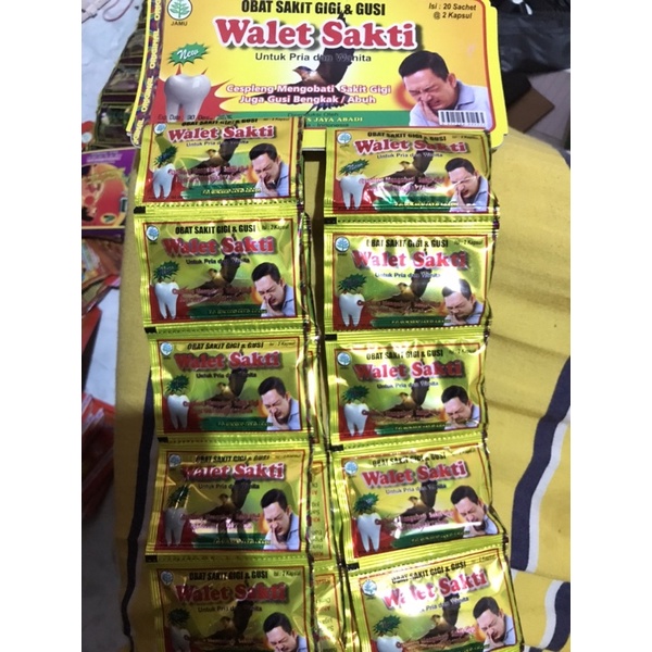 Jual WALET SAKTI KAPSUL ORIGINAL (OBAT SAKIT GIGI) | Shopee Indonesia