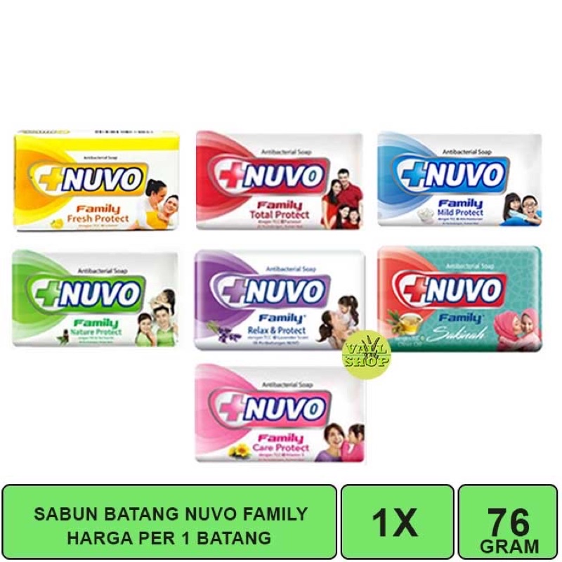 Jual NUVO Bar Soap 72gr - Sabun Batang | Shopee Indonesia