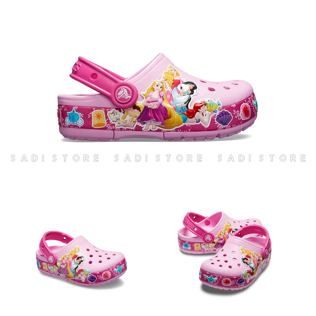 Jual Sepatu Crocs Fun Lab Princes Band Clog Include Box | Shopee Indonesia