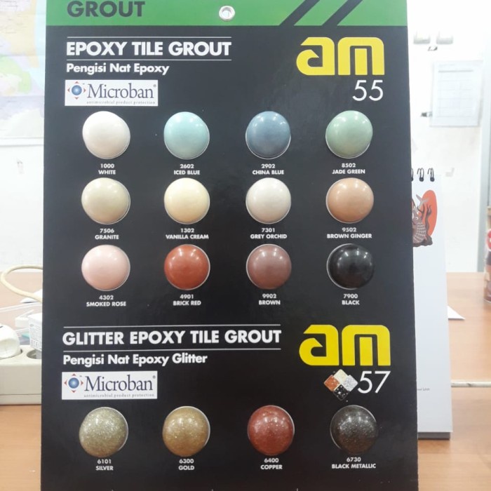 Jual Am 55 Epoxy Tilegrout Pengisi Nat Keramik Premium White 1 Kg Murah ...
