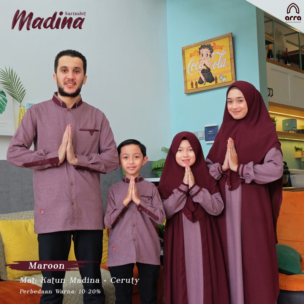 Jual Sarimbit Keluarga SARIMBIT MADINA couple Lebaran cauple Kondangan ...