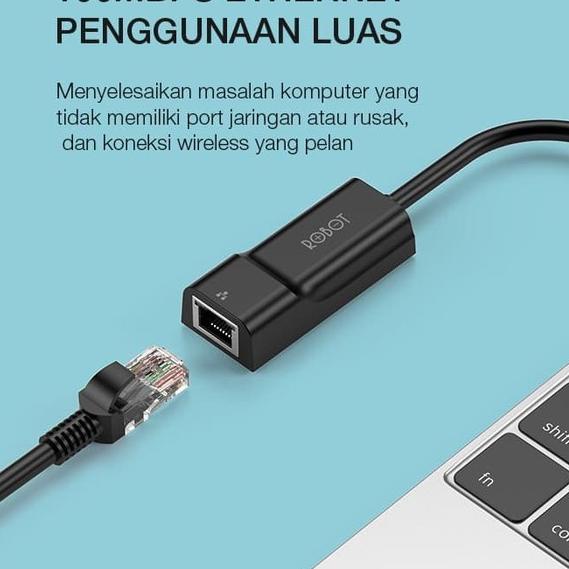 Jual ROBOT EA10 USB Ethernet Adapter USB 2.0 to RJ45 LAN Nintendo ...