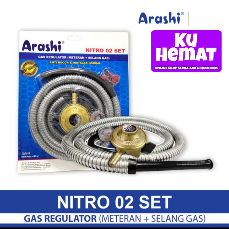 Jual Arashi Regulator & Selang Gas | Shopee Indonesia