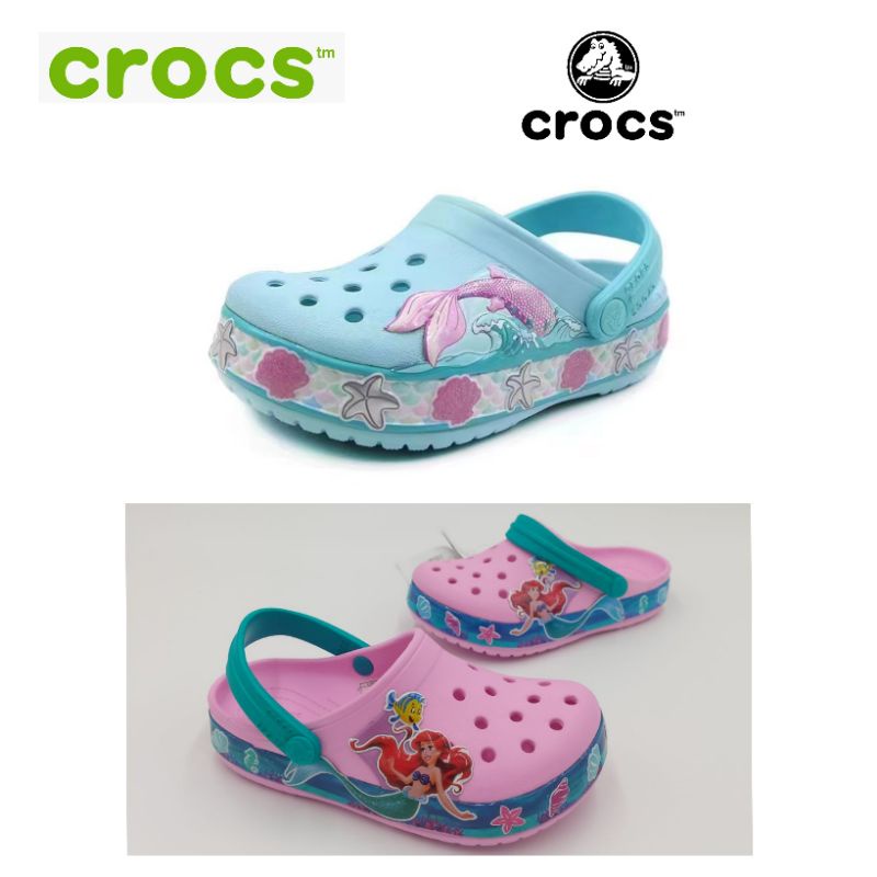 Jual Crocs anak fun lab mermaid / sandal anak anak / sandal crocs anak ...