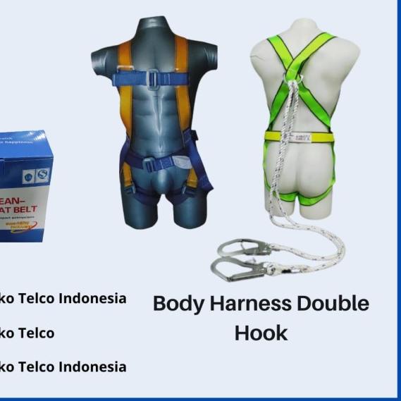 Jual Body Harness Double Hook ( Body Harnes 2 Hook Besar ) | Shopee ...