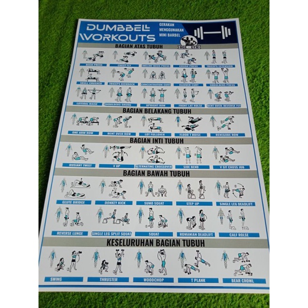 Jual POSTER PANDUAN GERAKAN GYM | Shopee Indonesia
