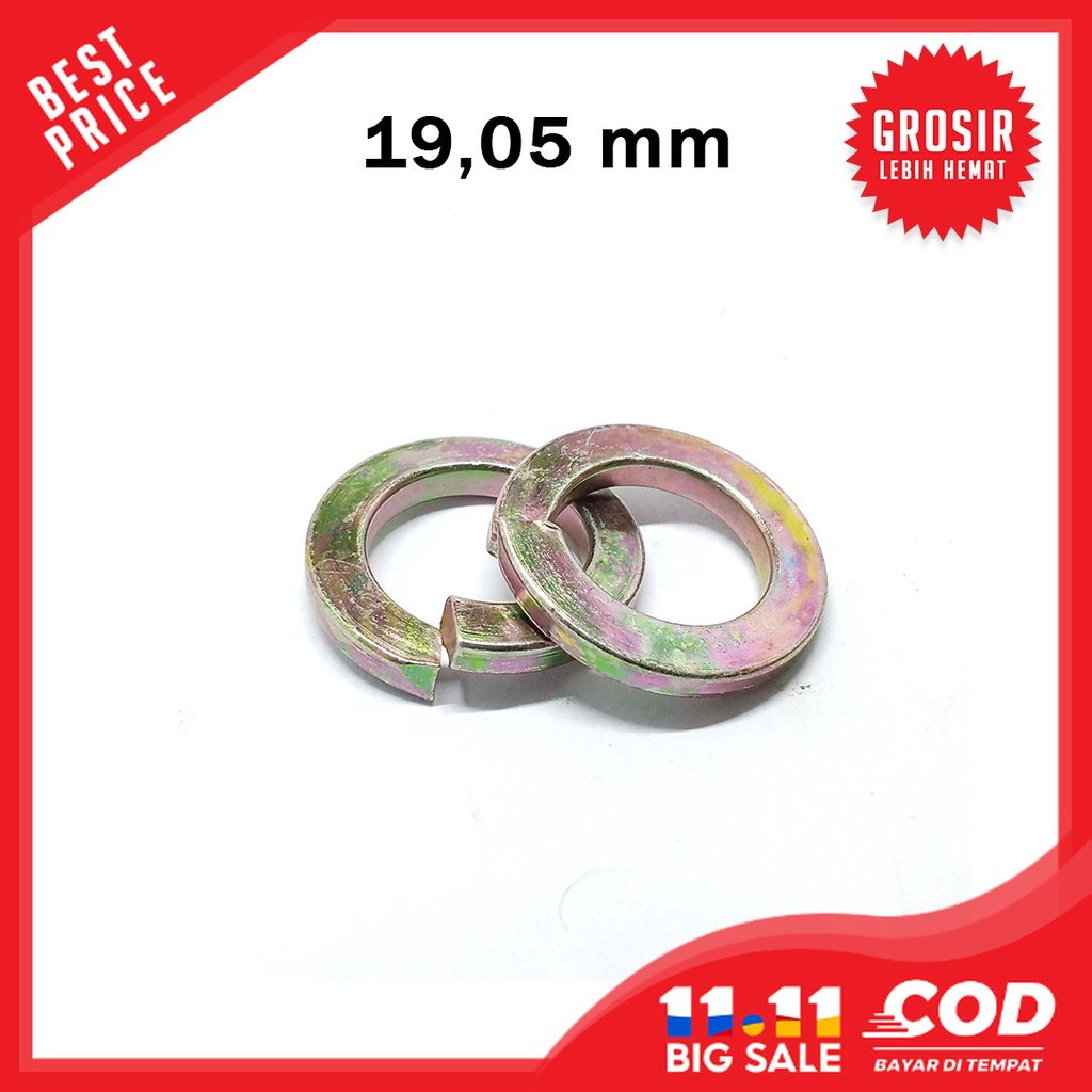 Jual Ring Per Ver Vir Belah Kuning (16 mm) (0,62 Inch) dim inci Spring ...