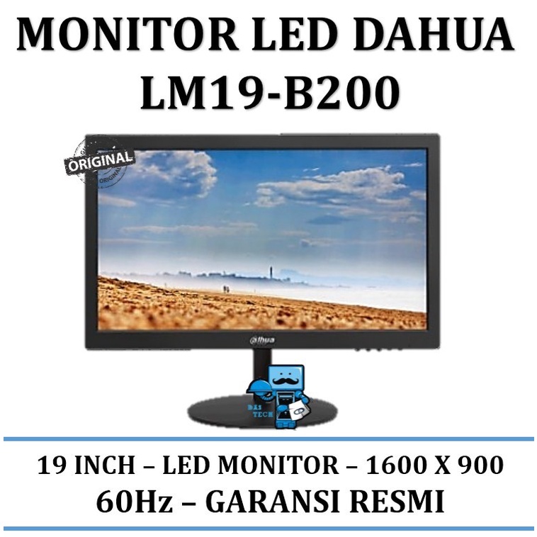 Jual Monitor LED Dahua LM19-B200 19" - Garansi Resmi | Shopee Indonesia