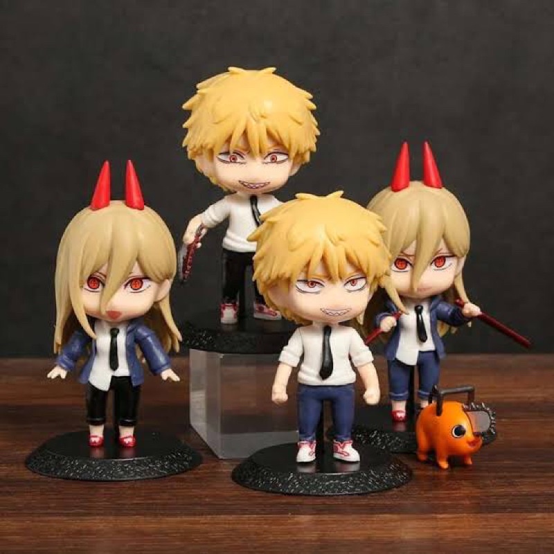 Jual ChainSaw Man Denji Power Action Figure Anime Chainsaw Man | Shopee ...