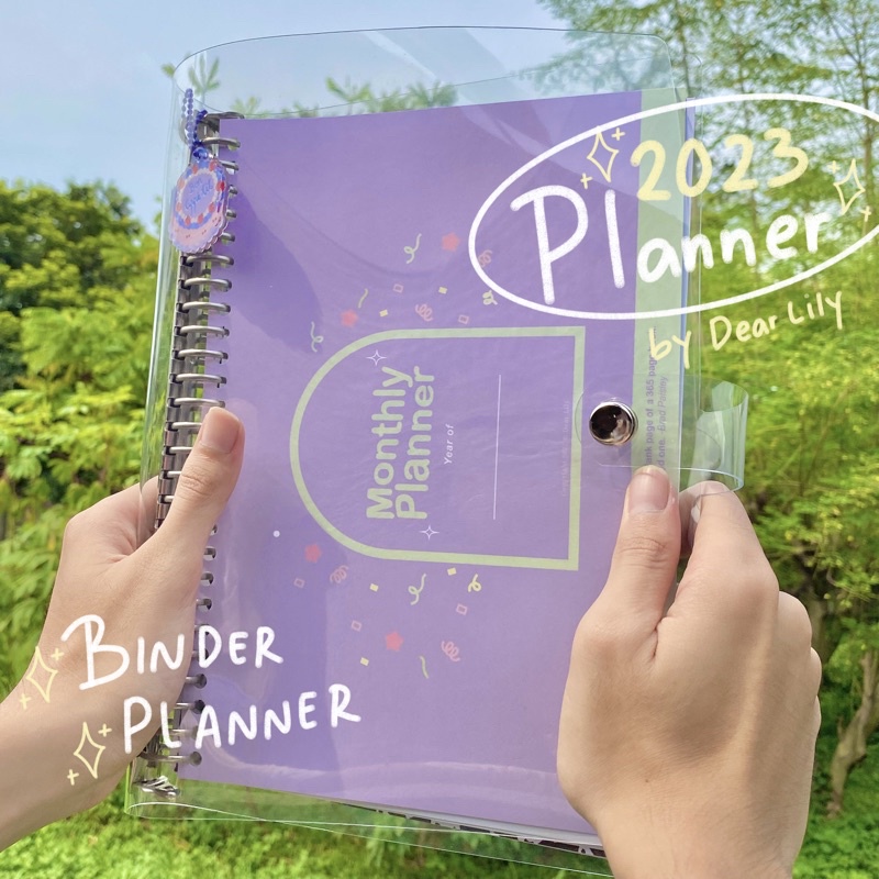 Jual 2025 Jurnal Planner SET / Binder + Monthly Planner / Binder Bening ...