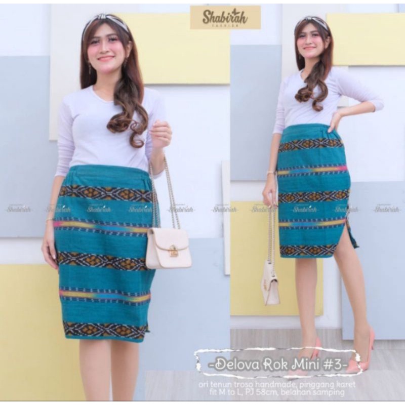 Jual ROK SPAN TENUN, ROK KANTOR PENDEK BELAHAN | Shopee Indonesia