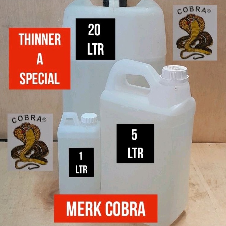 Jual Thinner A Special 5 liter Cobra / Thinner A Cobra Special 5 Liter ...