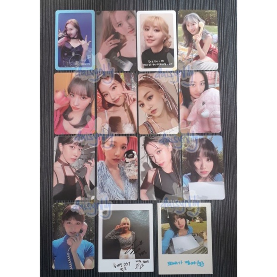 Jual Photocard PC Twice Nayeon fancy Momo peach Sana in love Jihyo boneka Mina penguin telepon ...