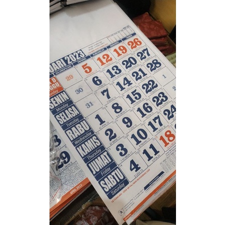 Jual Cetak Kalender Gratis Sablon (JUMBO) | Shopee Indonesia