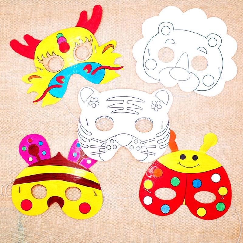 Jual PAOPAO DIY The Topeng Mask Character Animal Prakarya Kreativitas ...