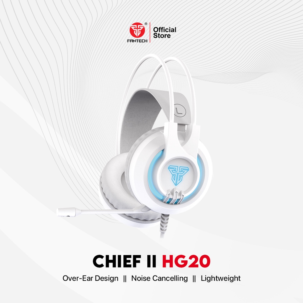 Jual Fantech CHIEF II HG20 RGB Space Edition Gaming Headset PUTIH ...