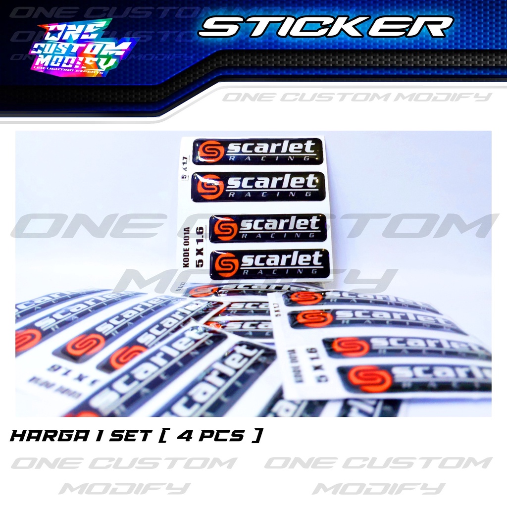 Jual STIKER EMBLEM RESIN STIKER RACING STIKER AKSESORIS MOTOR NMAX ...