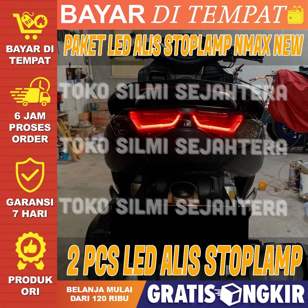 Jual PAKET LAMPU ALIS STOPLAMP LAMPU REM BELAKANG NMAX LAMPU ALIS DRL ...