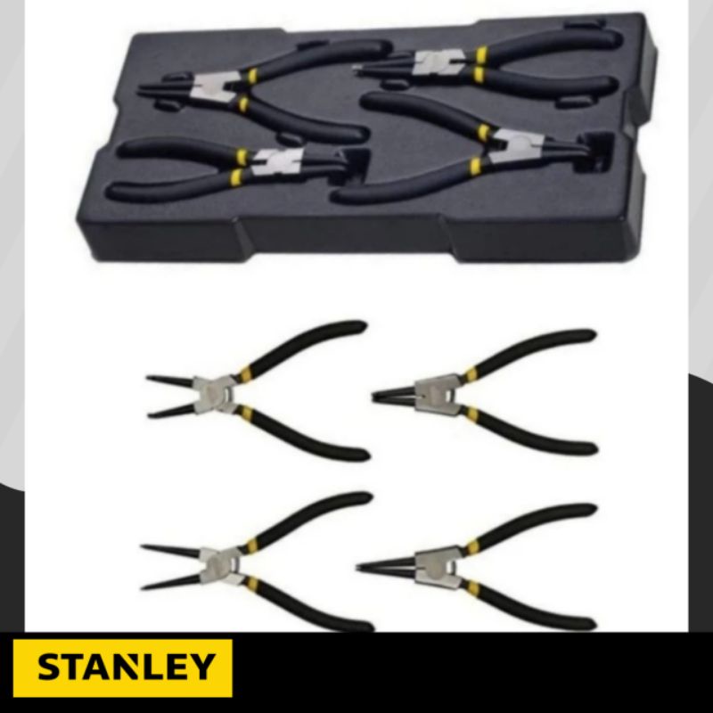 Jual Tang Circlip Set 4 pcs STMT74180-8 Basic Circle Pliers Stanley ...
