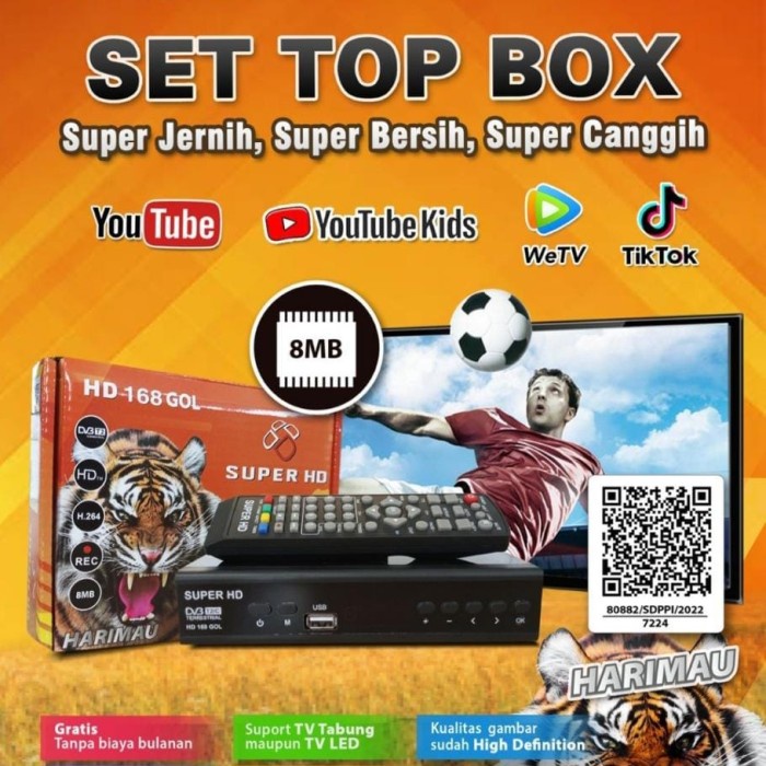 Jual Tv Box Stb Harimau Super Hd | Shopee Indonesia
