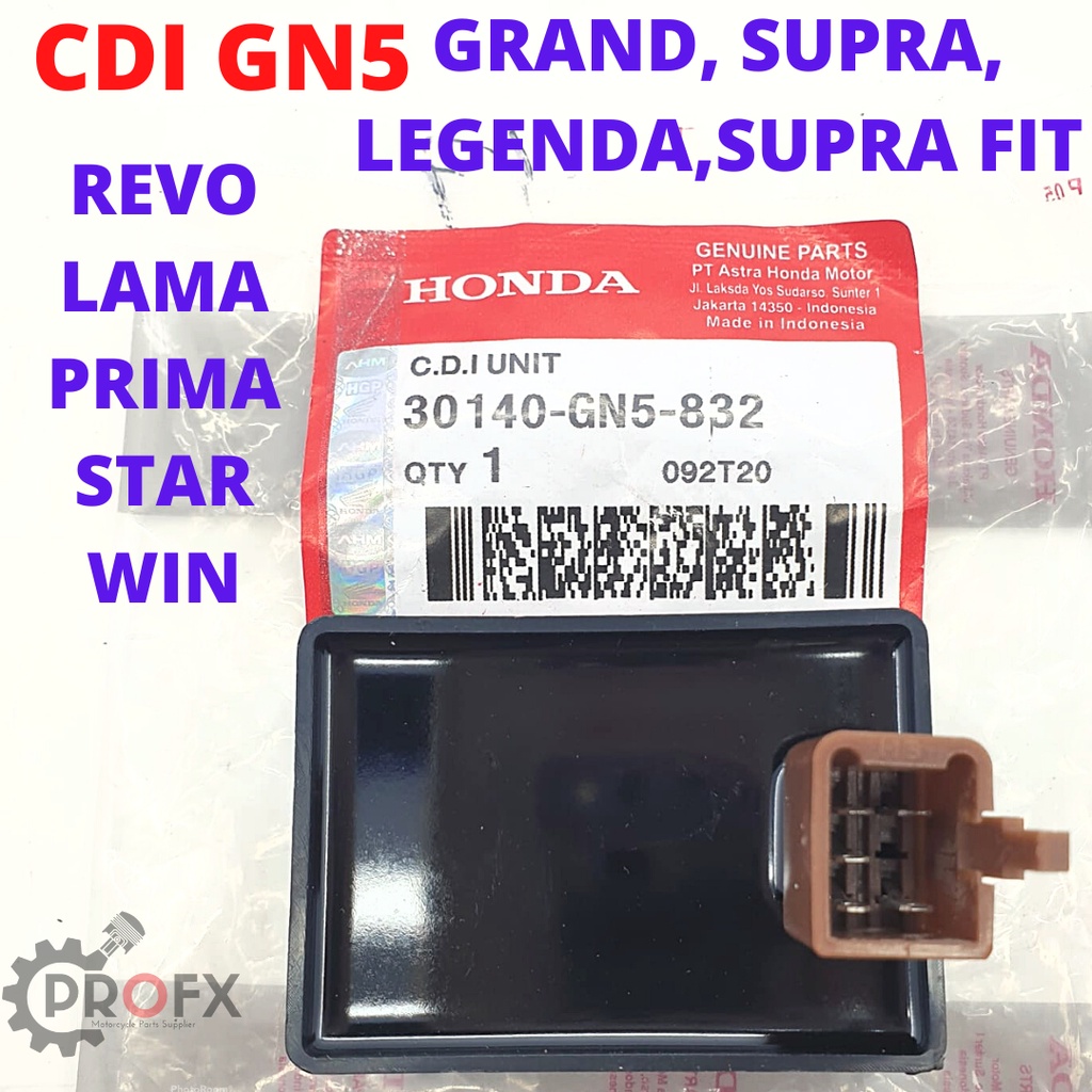 Jual CDI UNIT GRAND, SUPRA, LEGENDA, PRIMA, WIN HONDA GN5 KUALITAS ...