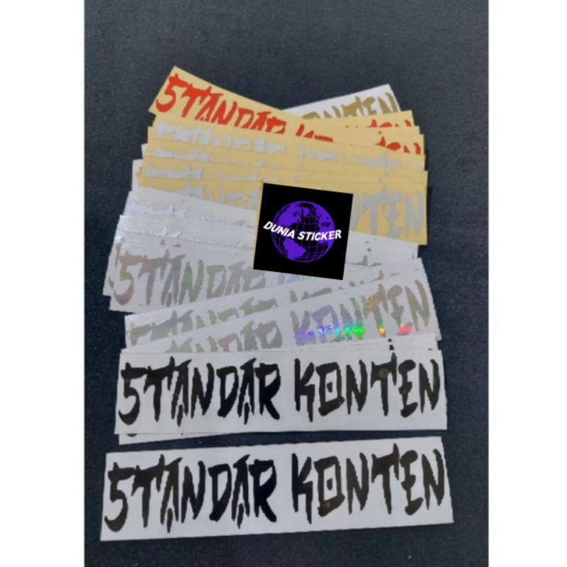 Jual Stiker Standar Konten Sticker Cutting Stiker Viral Motor Murah ...