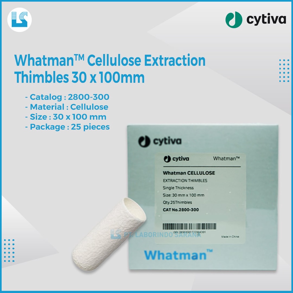 Jual Whatman Extraction Thimbles 30 x 100mm | Shopee Indonesia