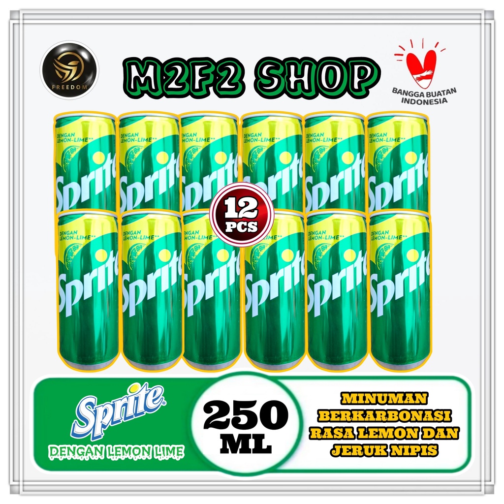Jual Sprite Minuman Bersoda Kaleng | Can - 250 ml (Kemasan 12 Pcs ...