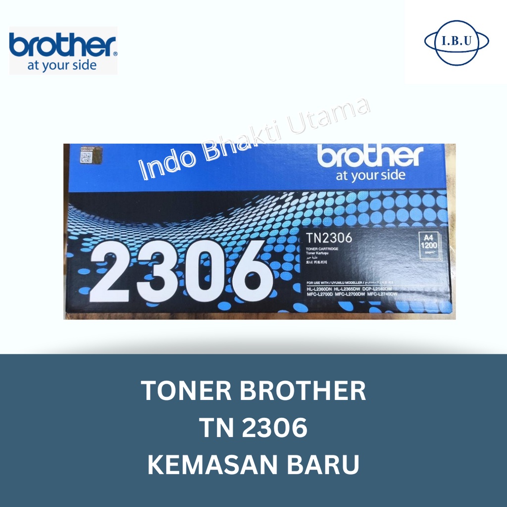 Jual BROTHER TONER CARTRIDGE TN 2306 BLACK | Shopee Indonesia