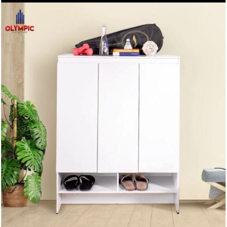 Jual lemari sepatu rak sepatu minimalis putih lemari serbaguna OLYMPIC LS BELLFAST | Shopee ...