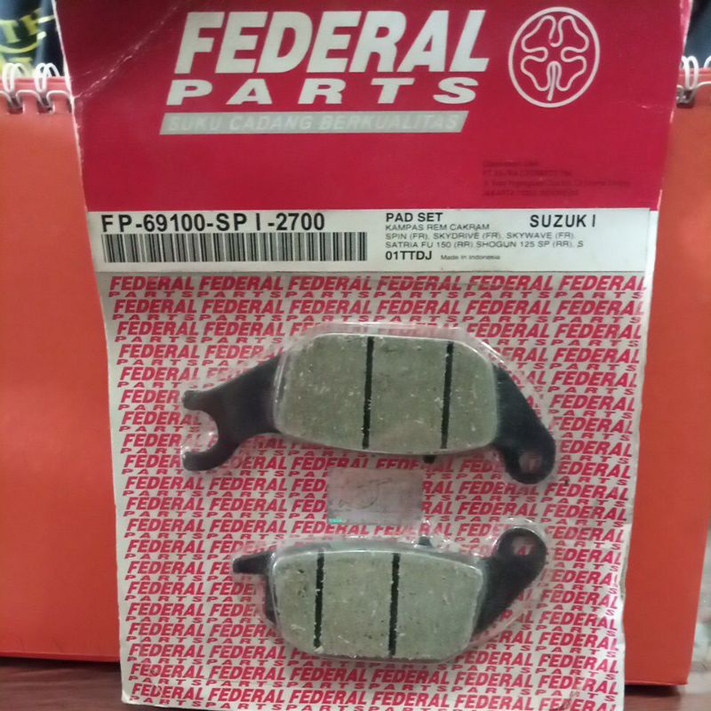 Jual PAD SET/Kampas Rem Cakram/Sepatu Rem Cakram Spin(FR),Skydrive(FR ...