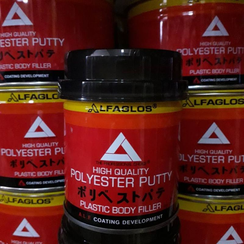 Jual Dempul Plastik Alfaglos 250g Polyester Putty | Shopee Indonesia