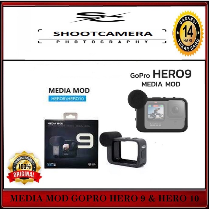 Jual GOPRO MEDIA MOD HERO 9 BLACK - GO PRO HERO 9 BLACK MOD ORIGINAL | Shopee Indonesia