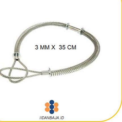 Jual WHIPCHECK STAINLESS 3 MM X 35 CM (SAFETY HOSE WHIP CHECK ...