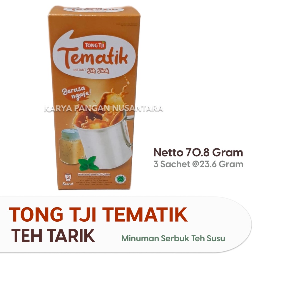 Jual TEH TONG TJI TEMATIK TEH TARIK TEA INSTANT TEH TARIK 3 SACHET ...