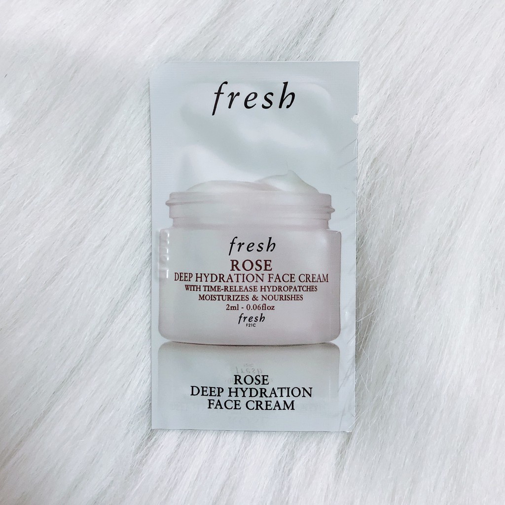 Jual New Fresh Sample Size Rose Face Cream samples 2ml | Shopee Indonesia