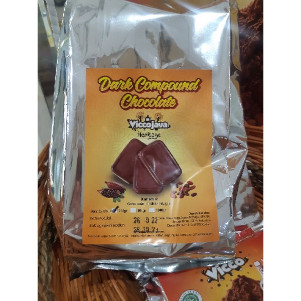 Jual Vicco Dark Compound Choco 500gr by Puslit Kopi dan Kakao Indonesia ...